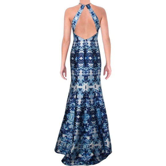 Xscape | Dresses | Xscape Blue Mermaid Gown Prom Dress | Poshmark